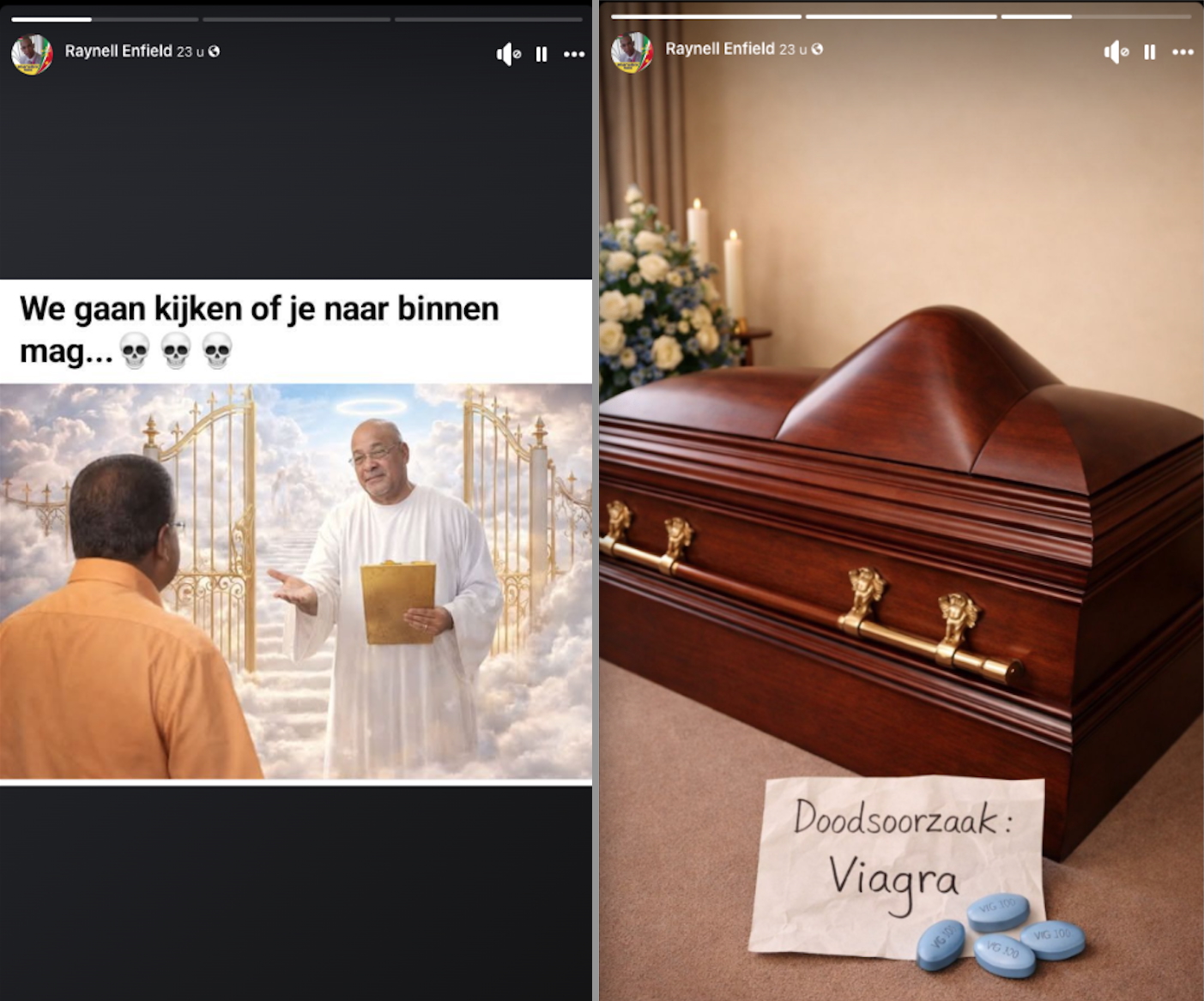 Hoe ziek moet je zijn? NDP-propagandist Raynel Enfield spot met dood ...